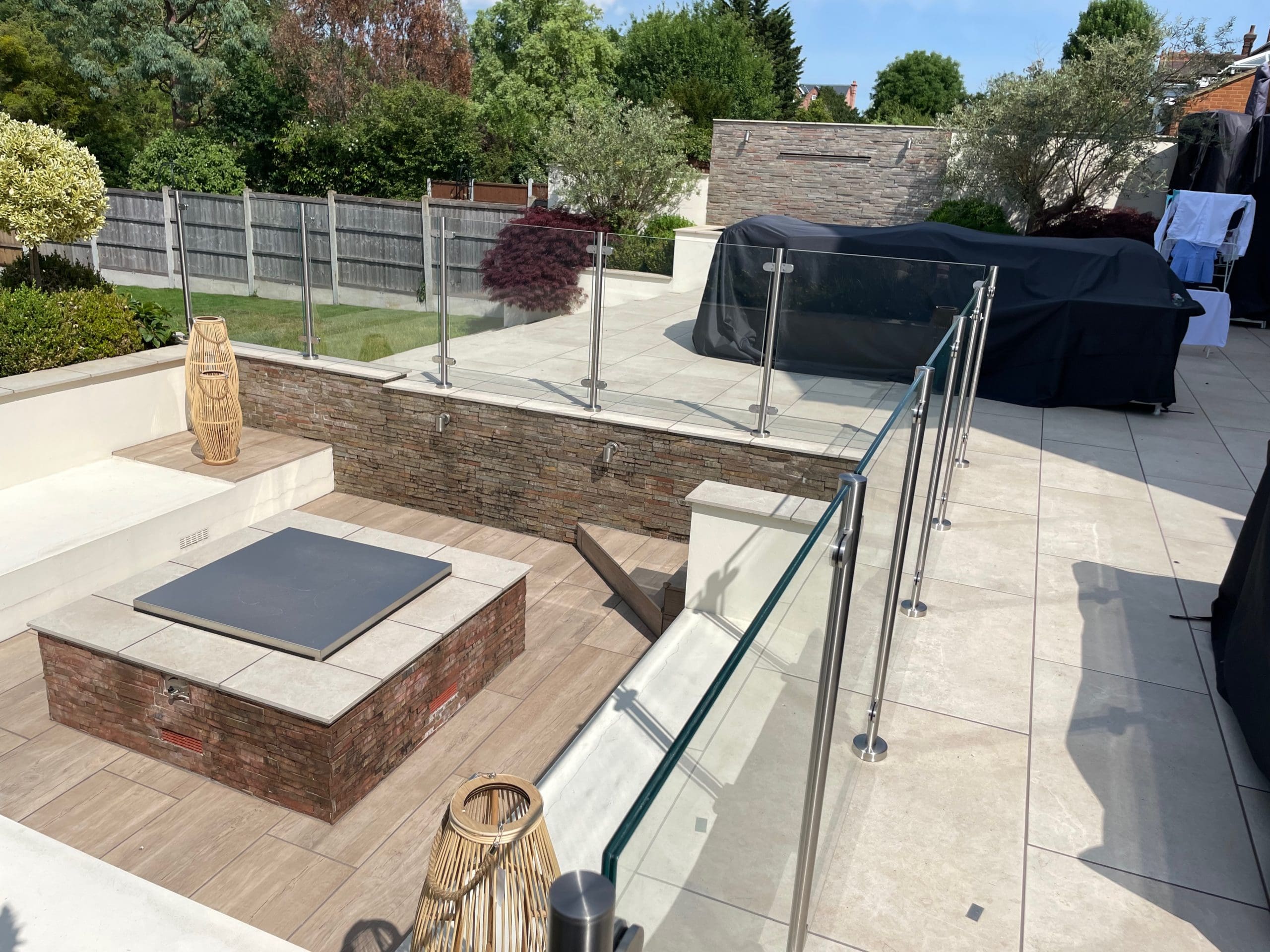 Free Floating Glass Balustrade - Upminster → Visage Glass and Steel