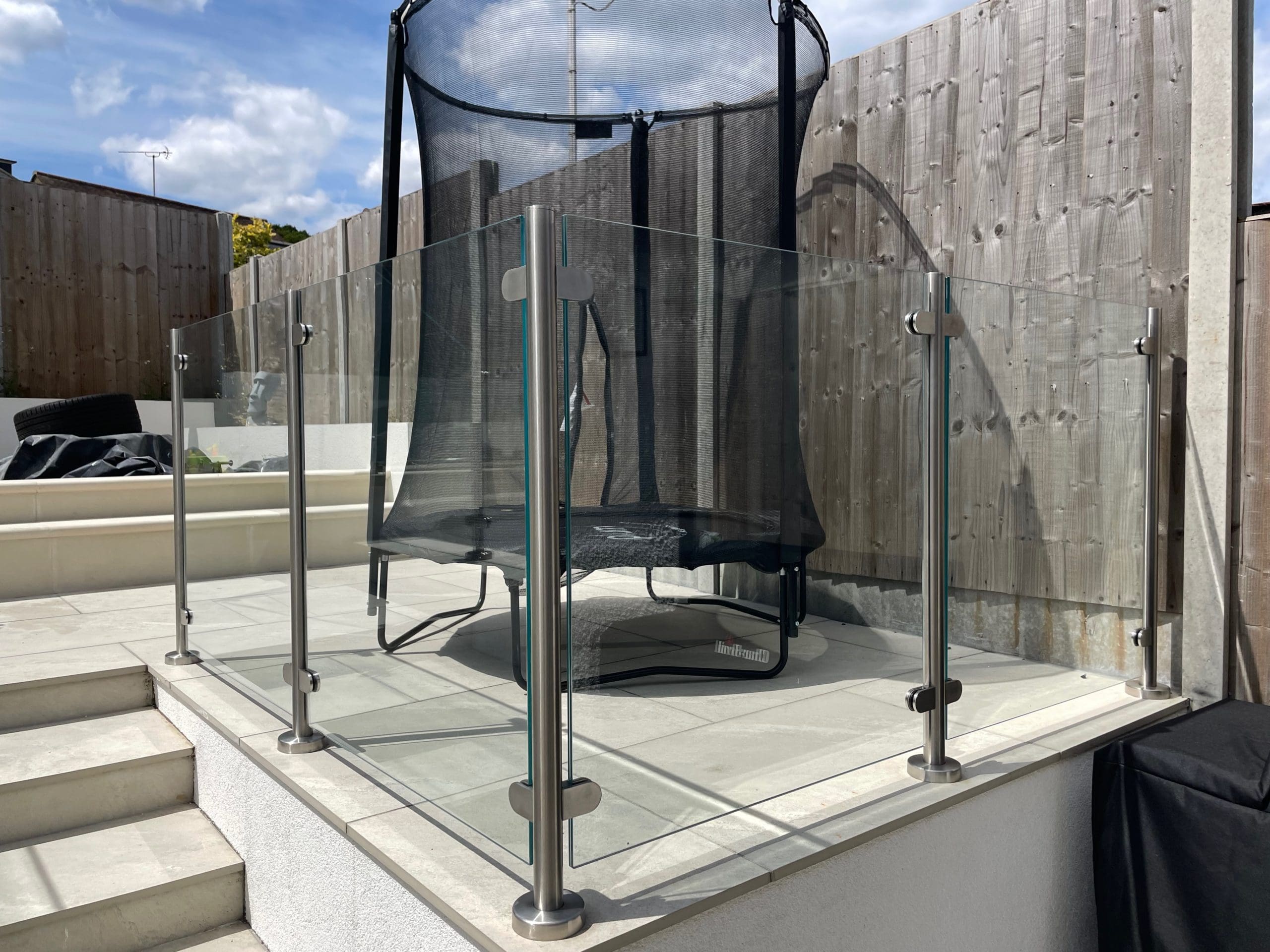 Free Foating Glass Balustrade - Loughton → Visage Glass and Steel