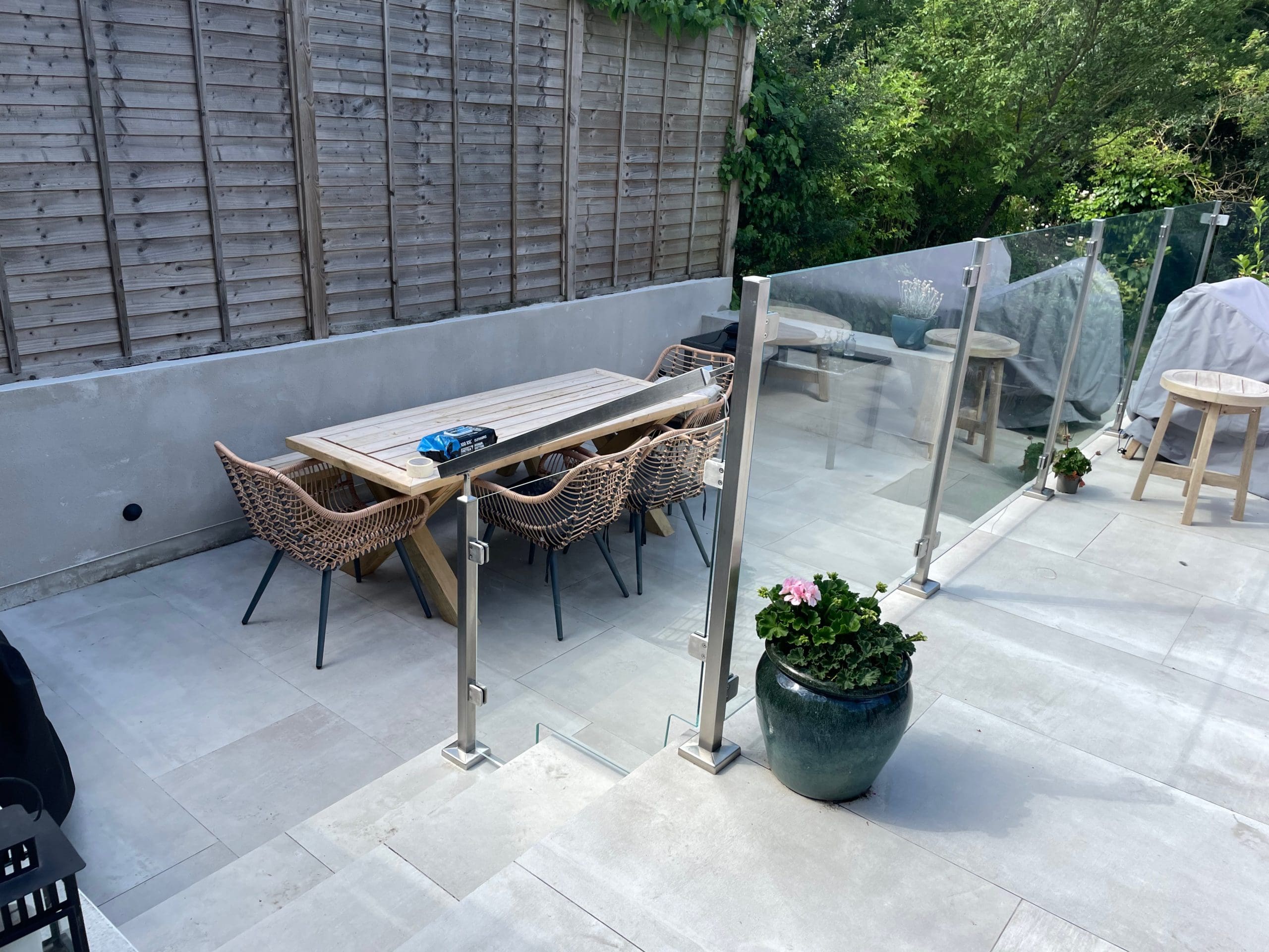 Free Floating Glass Balustrade - Chingford → Visage Glass and Steel
