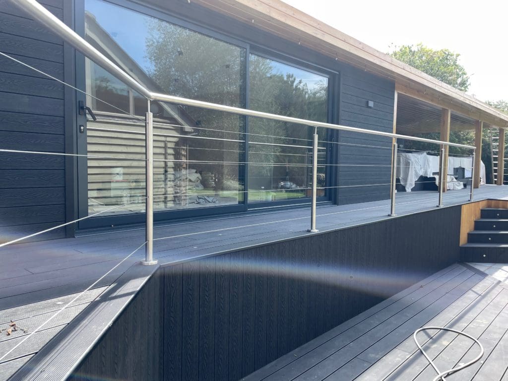 Wire balustrade - Brightlingsea → Visage Glass and Steel